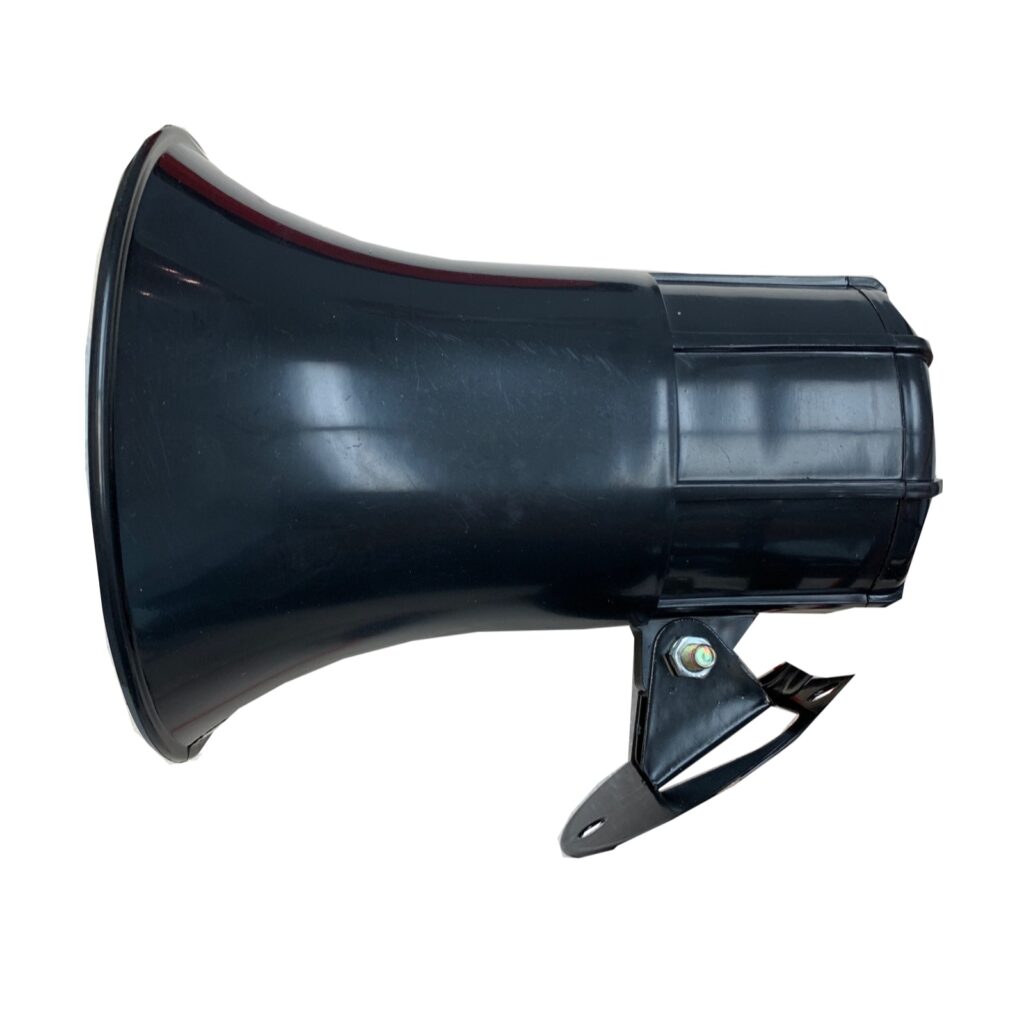 Police Siren 50w Speaker with PA - 3 Siren Tones - 12v 115db - Fire Siren