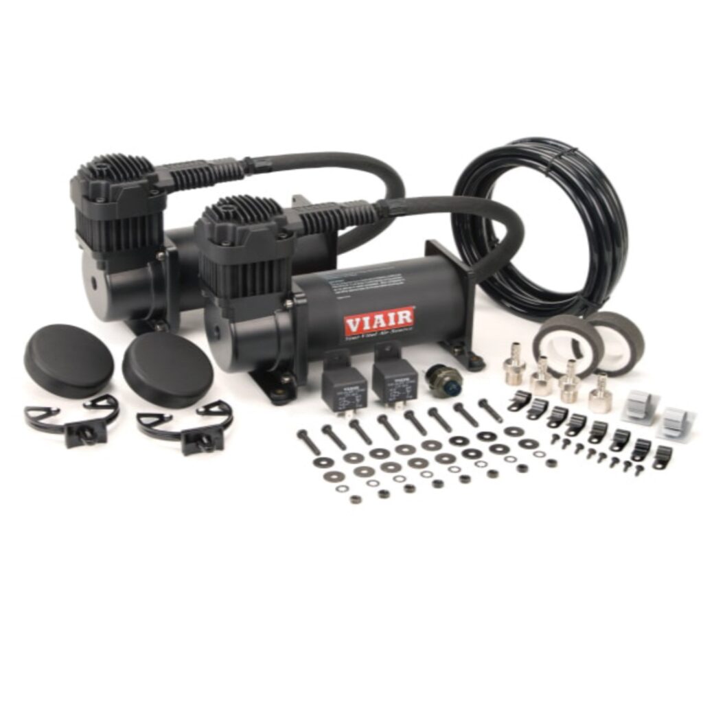 Viair 40048 Stealth Black Dual Pack 400c Air Compressors 150psi 33%