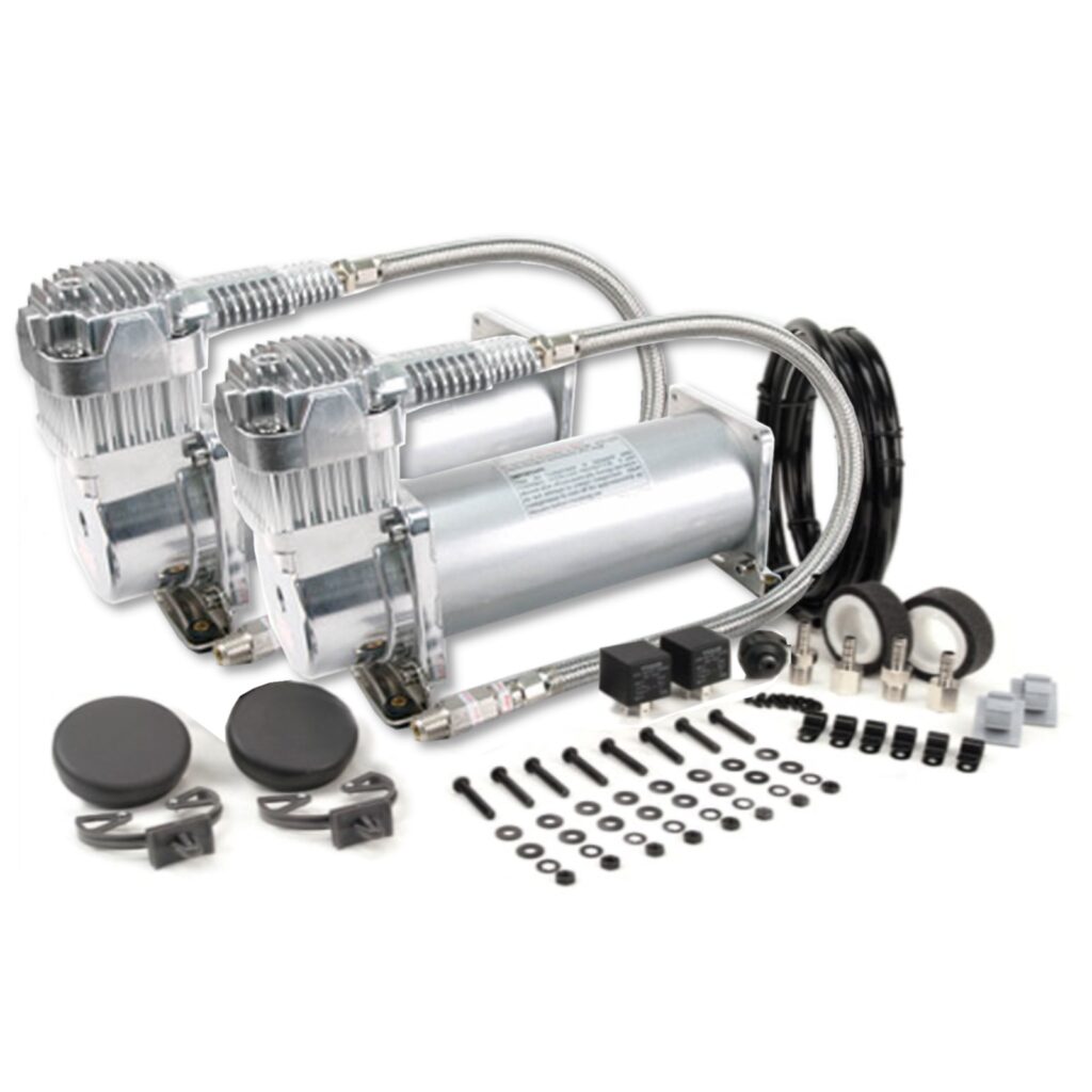 Viair 45012 Dual Pack 450c Air Compressors 150psi 100% Duty Value