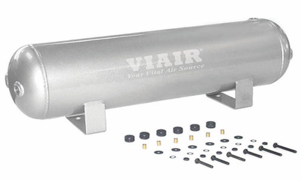 Viair 20017 On Board Air Chrome Dual 450c Compressors 2.5g 150psi Kit