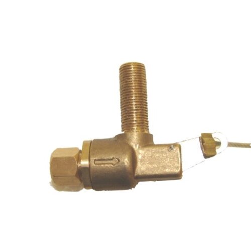 Manual Horn Air Valve with Lanyard Cord Kit - Control Tone - Big Rig Style