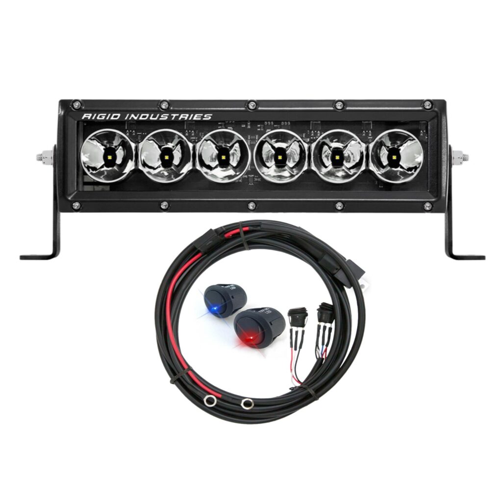 Rigid 210003 Radiance+ 10" LED Light Bar w/ White BackLight and Wiring