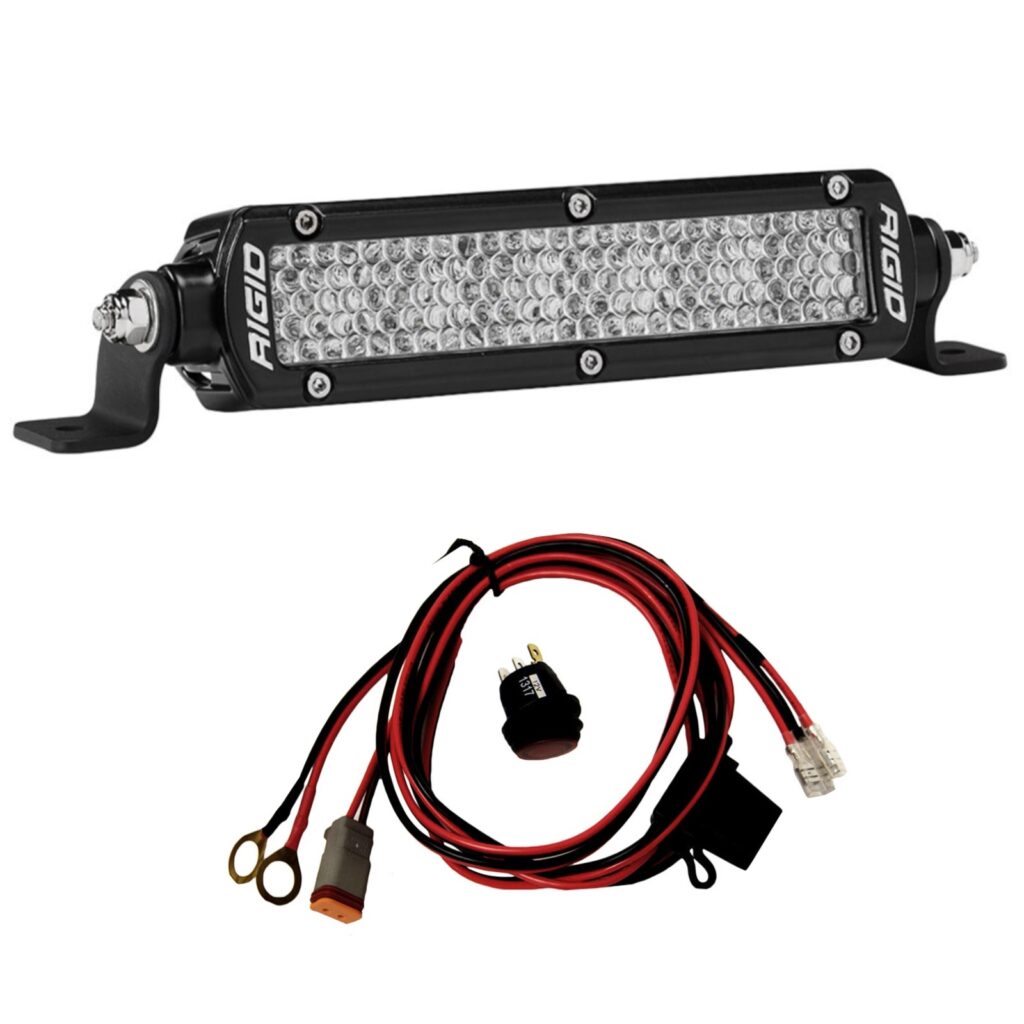 Rigid 906513 SR-Series PRO LED Light Bar | 6 inch | Flood Diffused Lens