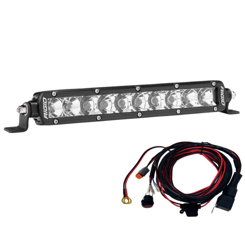 Rigid 910213 SR-Series PRO LED Light Bar | 10 inch | Spot Projection