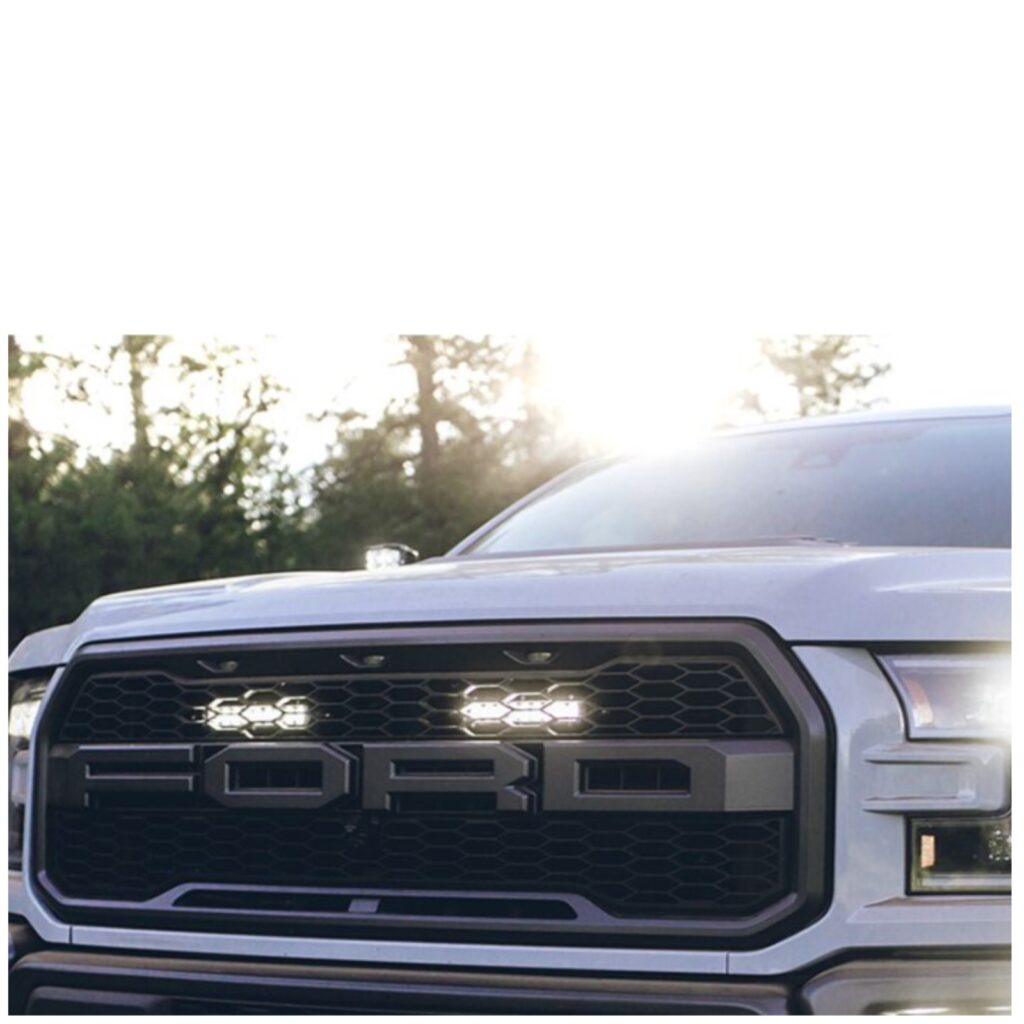 Rigid 41613 6" LED Light Bar Grille Mount for 17-20 Ford F150 Raptor