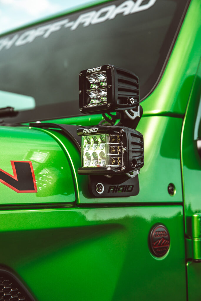 Rigid 41656 LED Light Hood Cowl Mount | Jeep Wrangler JL