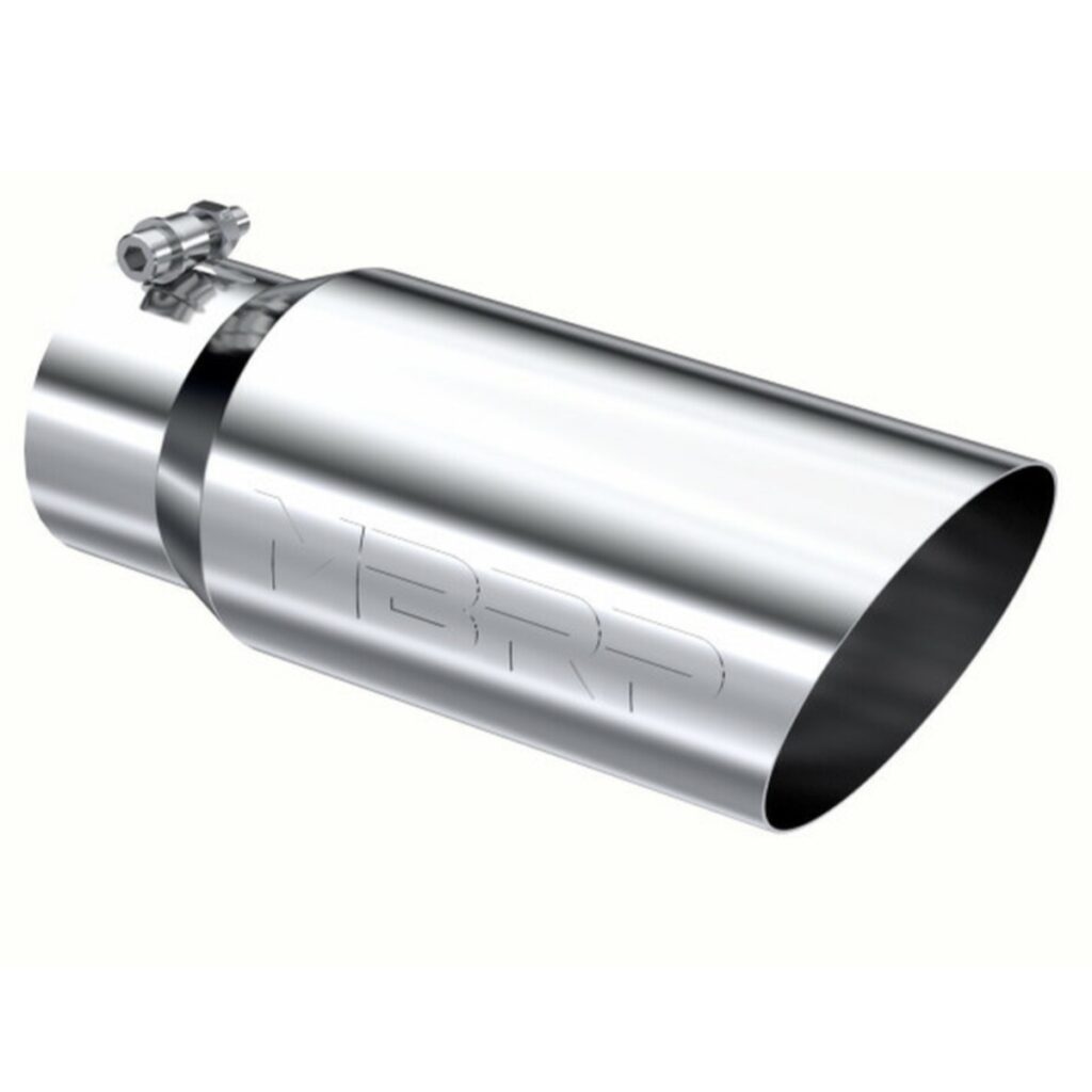 MBRP T5052 T304 Stainless Exhaust Tip 4" INLET 5" OUT 12" L Cut