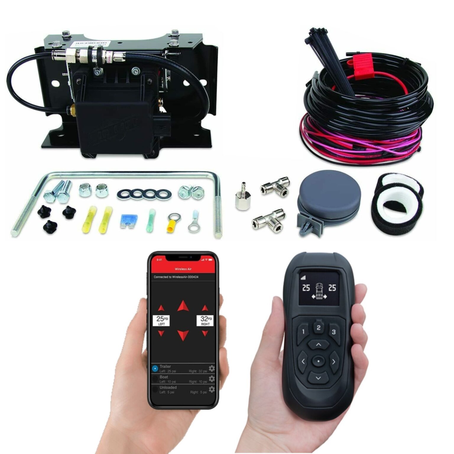 Air Lift 74000EZ WirelessAIR HD Compressor Dual Path | Remote Control