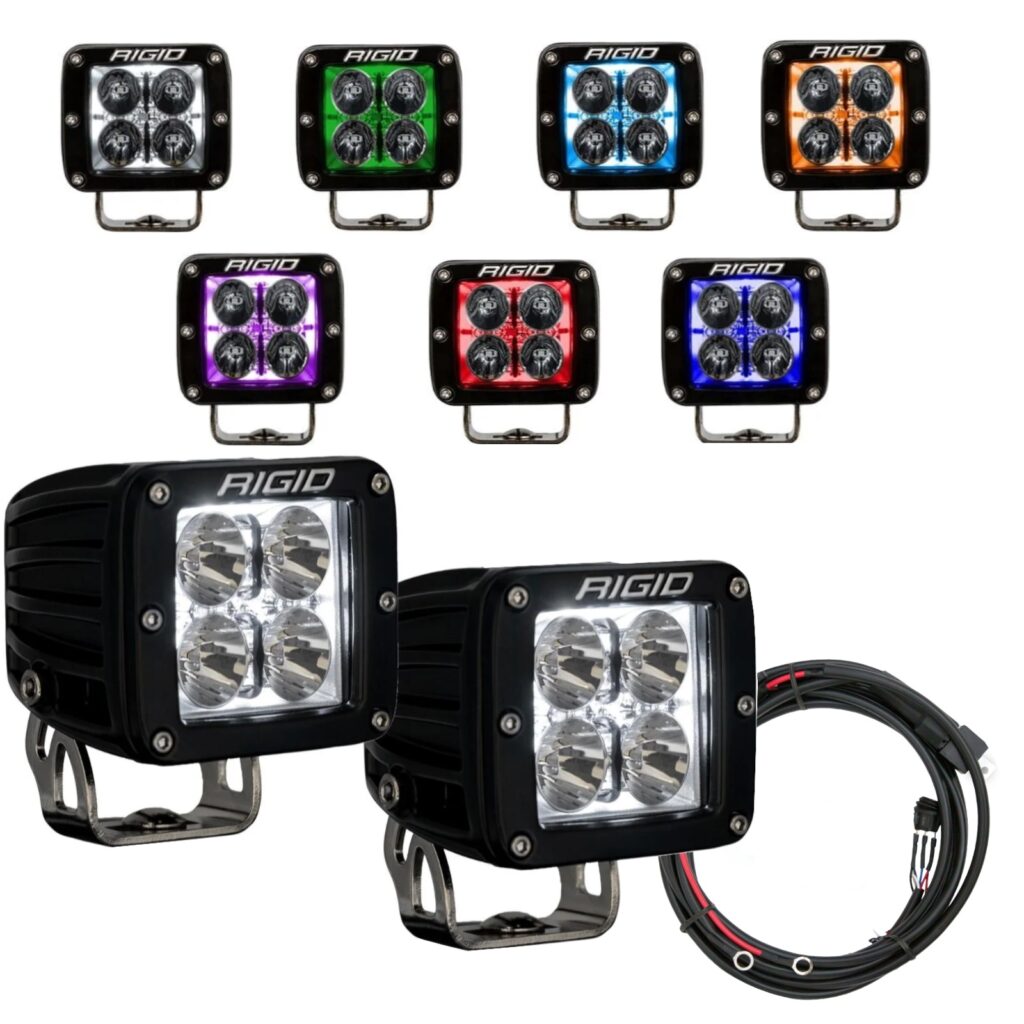 Rigid 202053 Radiance+ Pod RGBW LED Light Pods Multi Color Backlight