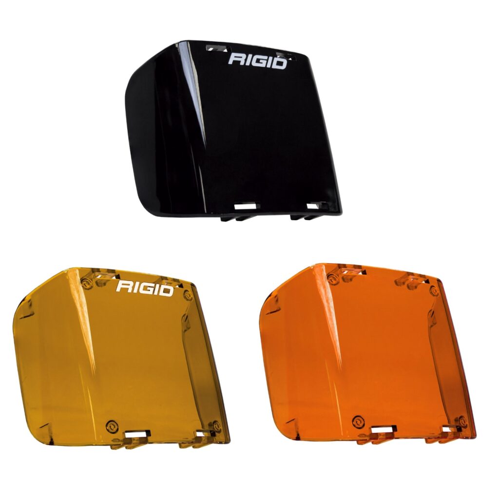 Rigid D-SS Side Shooter Light Covers | BLACK - AMBER - YELLOW