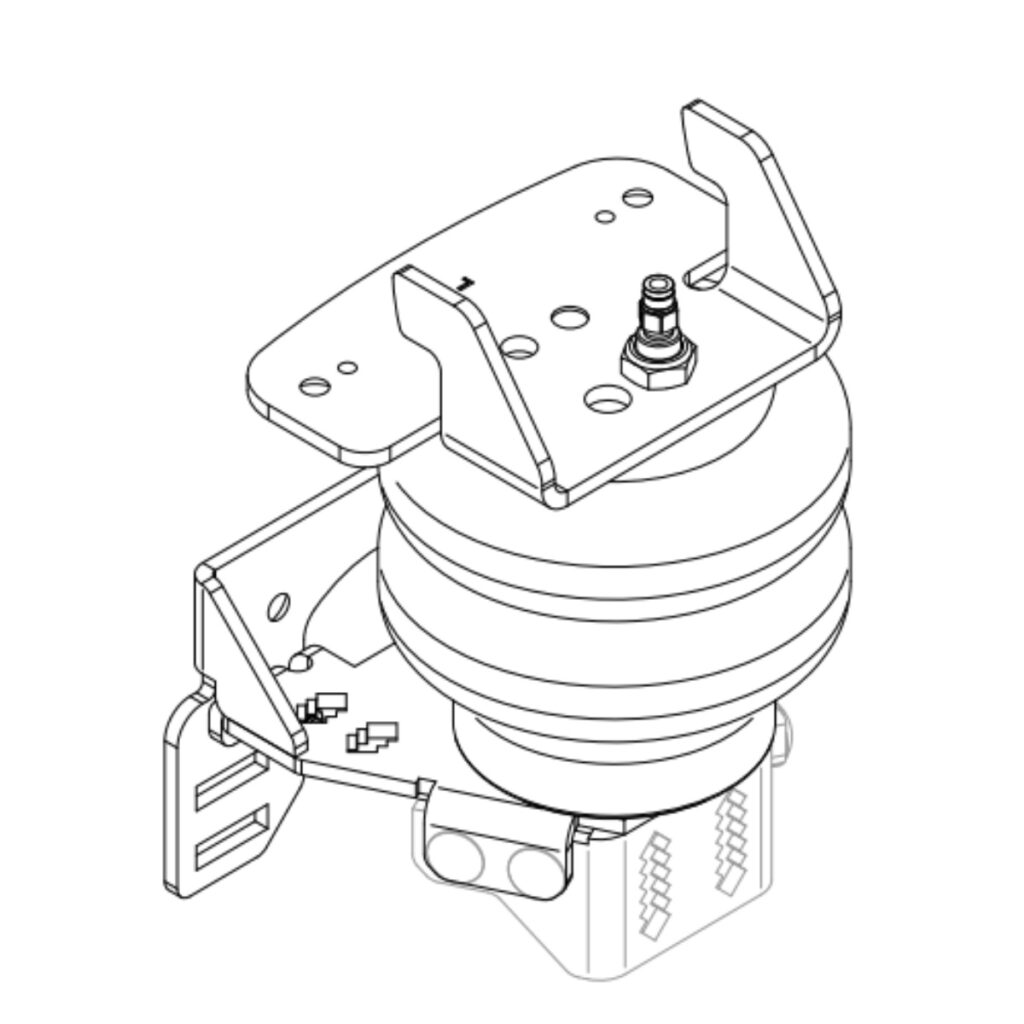 Firestone 2716 RED Label Air Bags 7500# | 17-25 Ford F250 F350 4WD